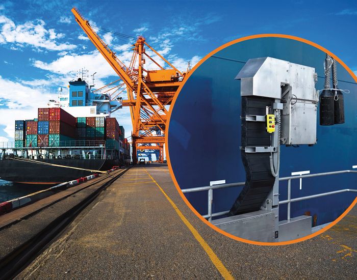 Mobile „Steckdose“ von igus versorgt Containerschiffe schnell und ...